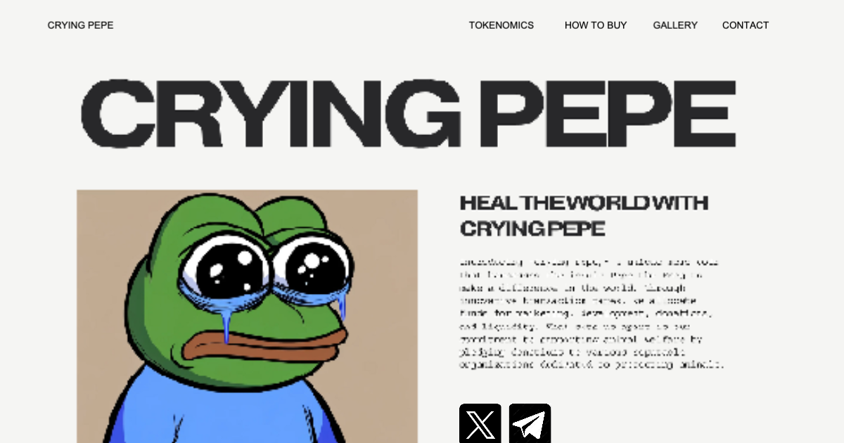 CRYING PEPE
